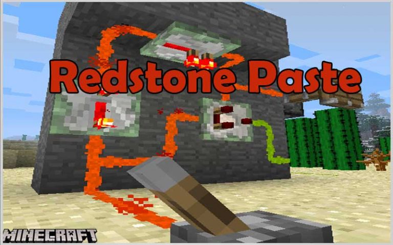 Redstone Paste Mod 1.12.2 - Minecraft PC